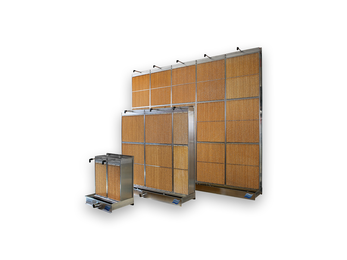 Custom evaporative cooling systems